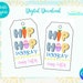 Editable Hip Hop Hooray Favor Tag , Hip Hop Hooray Tag , Easter Tag ...