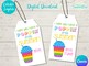 Editable End of Year Gift Tag Poppin Summer Tag End of - Etsy Canada