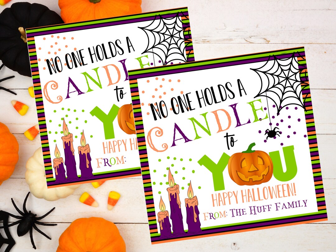 Editable No One Holds A Candle to You, Fall Gift Tag for Students ...