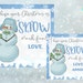 Editable Christmas Gift Tag, Snow Much Fun , Snowman Gift Tag, Gift Tag ...