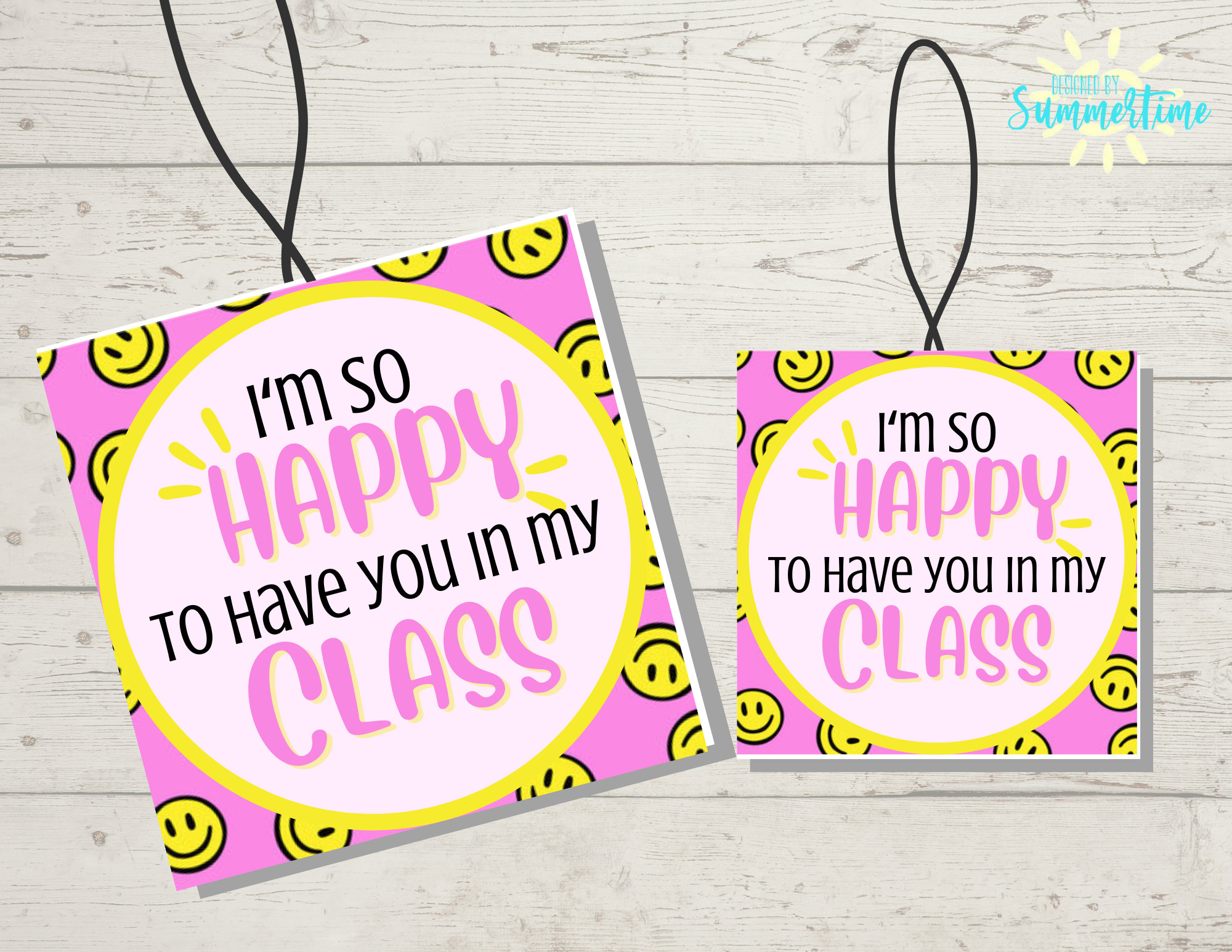 Editable Beginning of School Gift Tag , Happy Face Gift Tag , Gift Tags ...