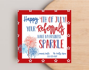 Realtor Pop-by Tags, Your Referrals Make My Business Pop, Real Estate ...