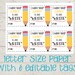 Editable Pencil Favor Tag , Just Write by Tag , End of School Tag ...