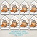 Editable Fall Autumn Gift Tag Pumpkin Spice Gift Tag for - Etsy