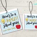 Editable Beginning of School Gift Tag , Bright School Year Tag , School ...