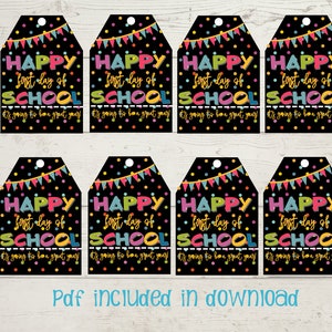 Editable Beginning of School Gift Tag , Happy First Day of School Gift ...