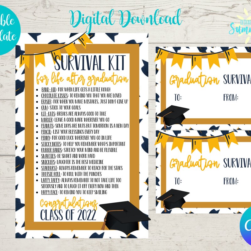 Graduation Survival Kit - Etsy