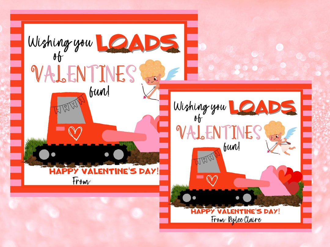 Editable Loads of Valentines Fun, Valentines Gift Tag for Students ...