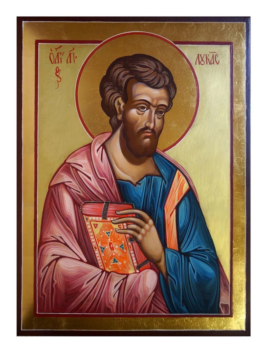 Saint Lucas Orthodox Icon Hand Painted Icon, Orthodox Art Made to Order ...