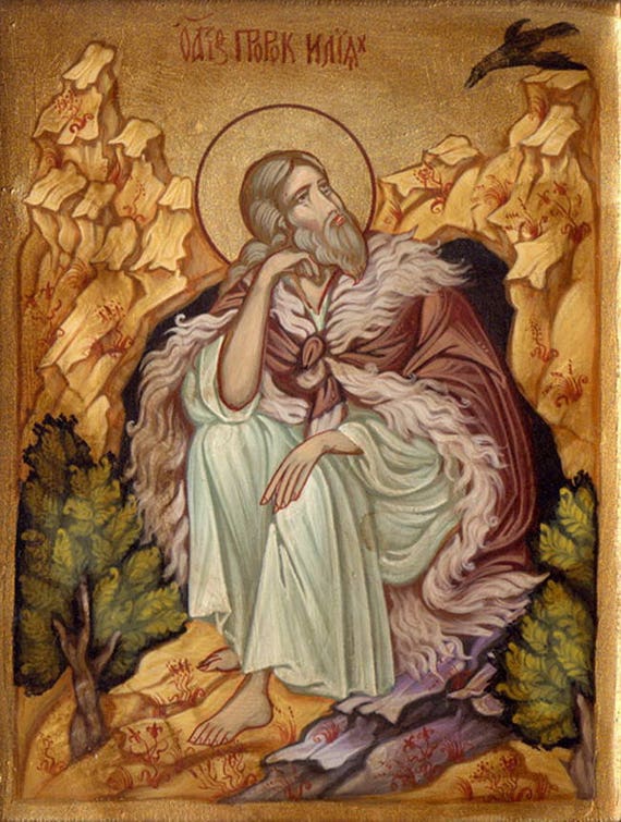 Le Saint Prophète Elie Icône orthodoxe peinte à la main - Etsy France