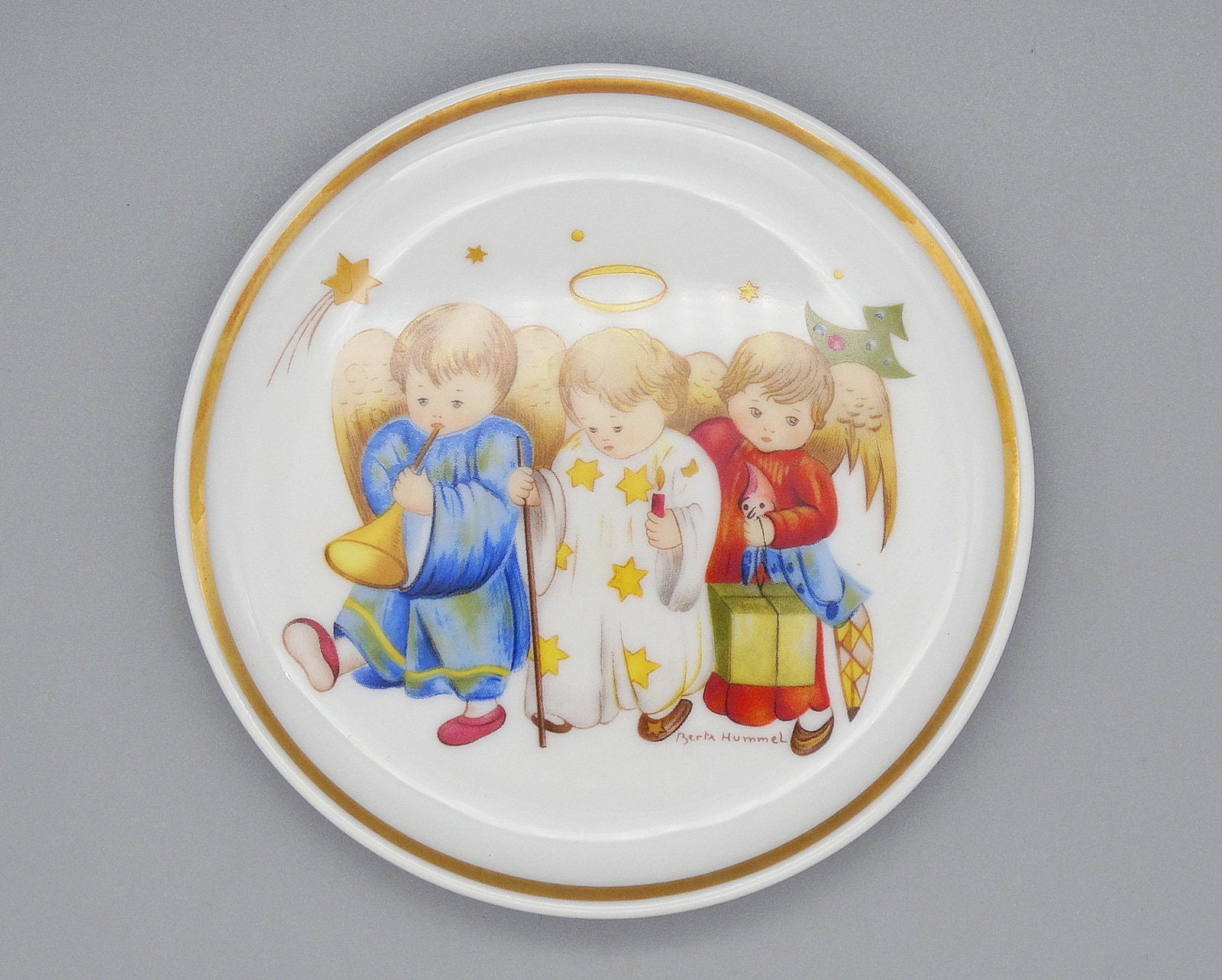 Miniature Angel Hummel Museum Collector Plate Set, Vintage Berta Hummel ...