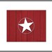 Rustic Red Barn With White Metal Lone Star Photograph, Rustic Red Barn ...