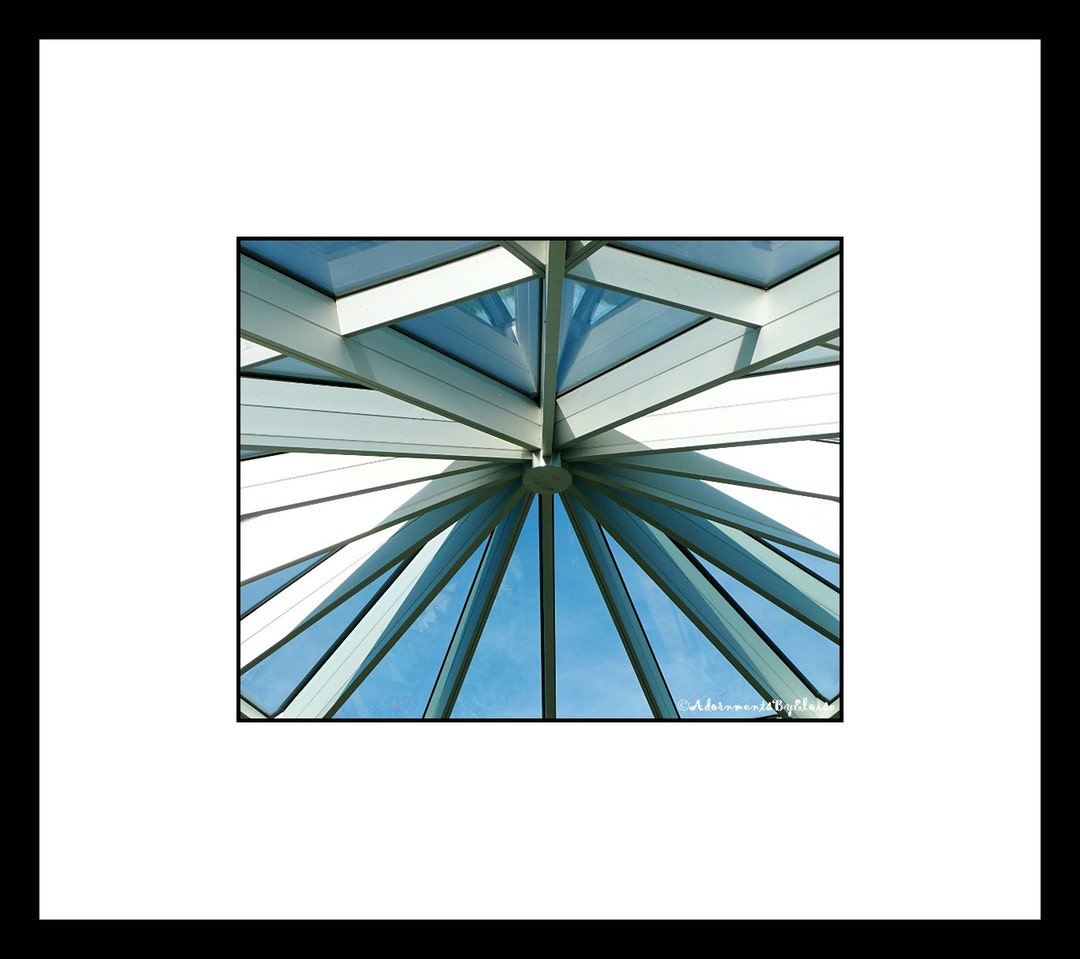 Steel Sky Light Architecture Photography, Architecture Print, Modern ...