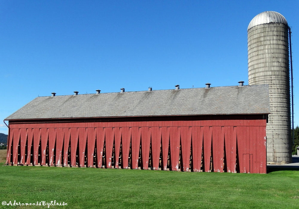 Rustic Red Barn With Silo Photograph, Rustic Red Barn Print, Rustic ...