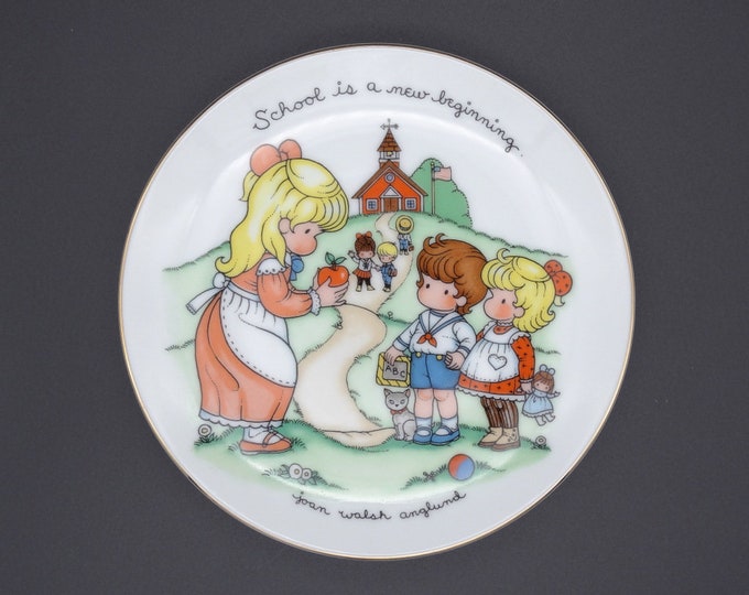Avon school is a New Beginning Collectible Plate, Vintage Joan Walsh ...