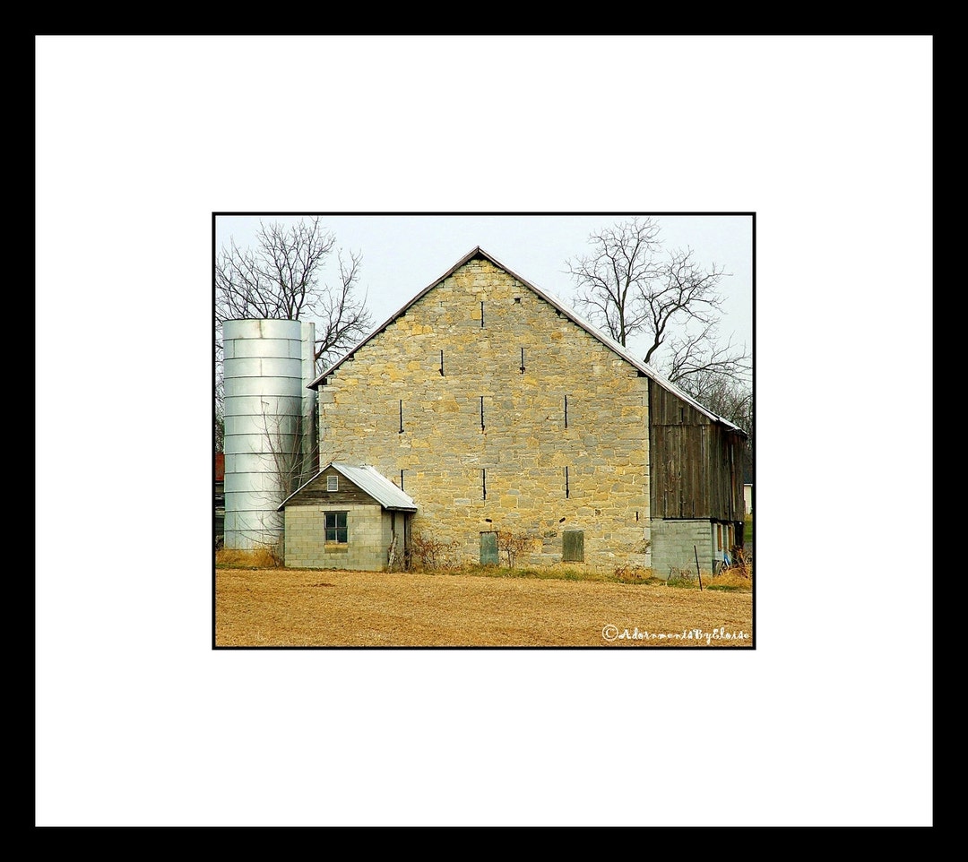 Stone Barn Photograph, Barn Wall Art, Rustic Wall Art, Barn Photography ...