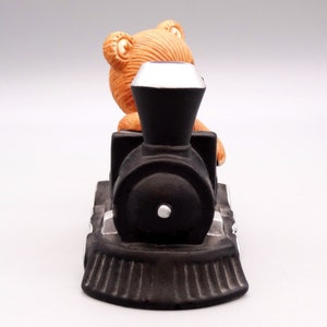 Plane Train Automobile Bear Porcelain Figurine Set, Vintage HOMCO Bear ...