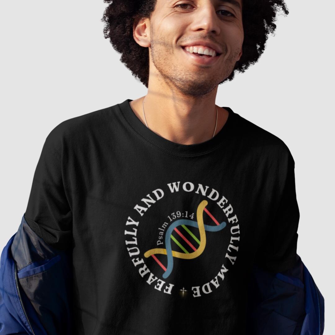 Christian DNA Shirt Bible Verse Tee Faith-based Inspirational Gift ...