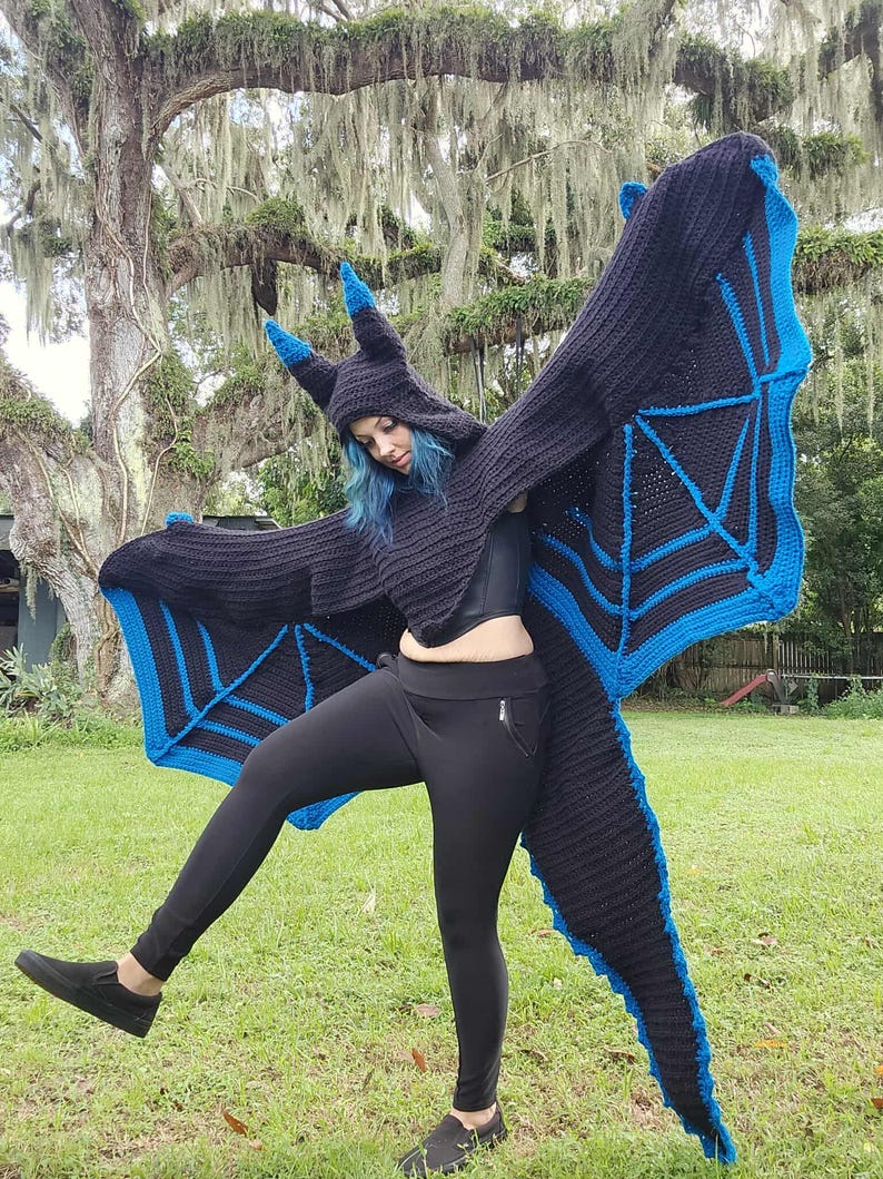 Dragon Crochet Cloak PATTERN TUTORIAL - Etsy