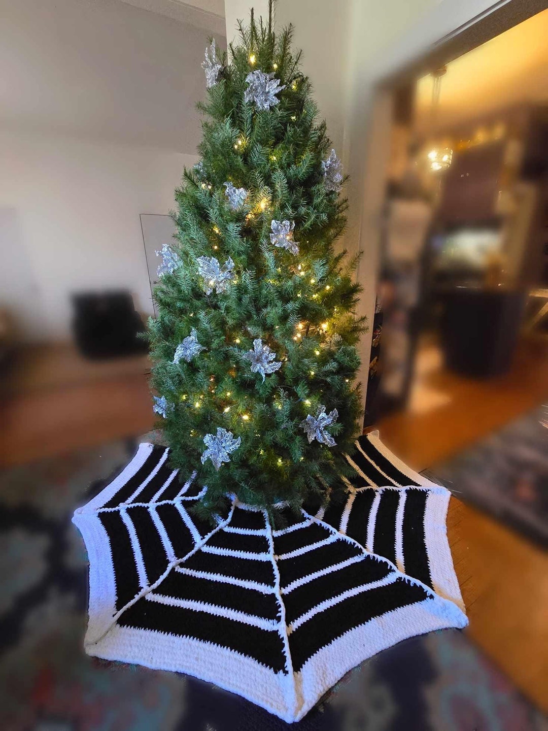 Merry Creepmas Tree Skirt Crochet PATTERN TUTORIAL - Etsy