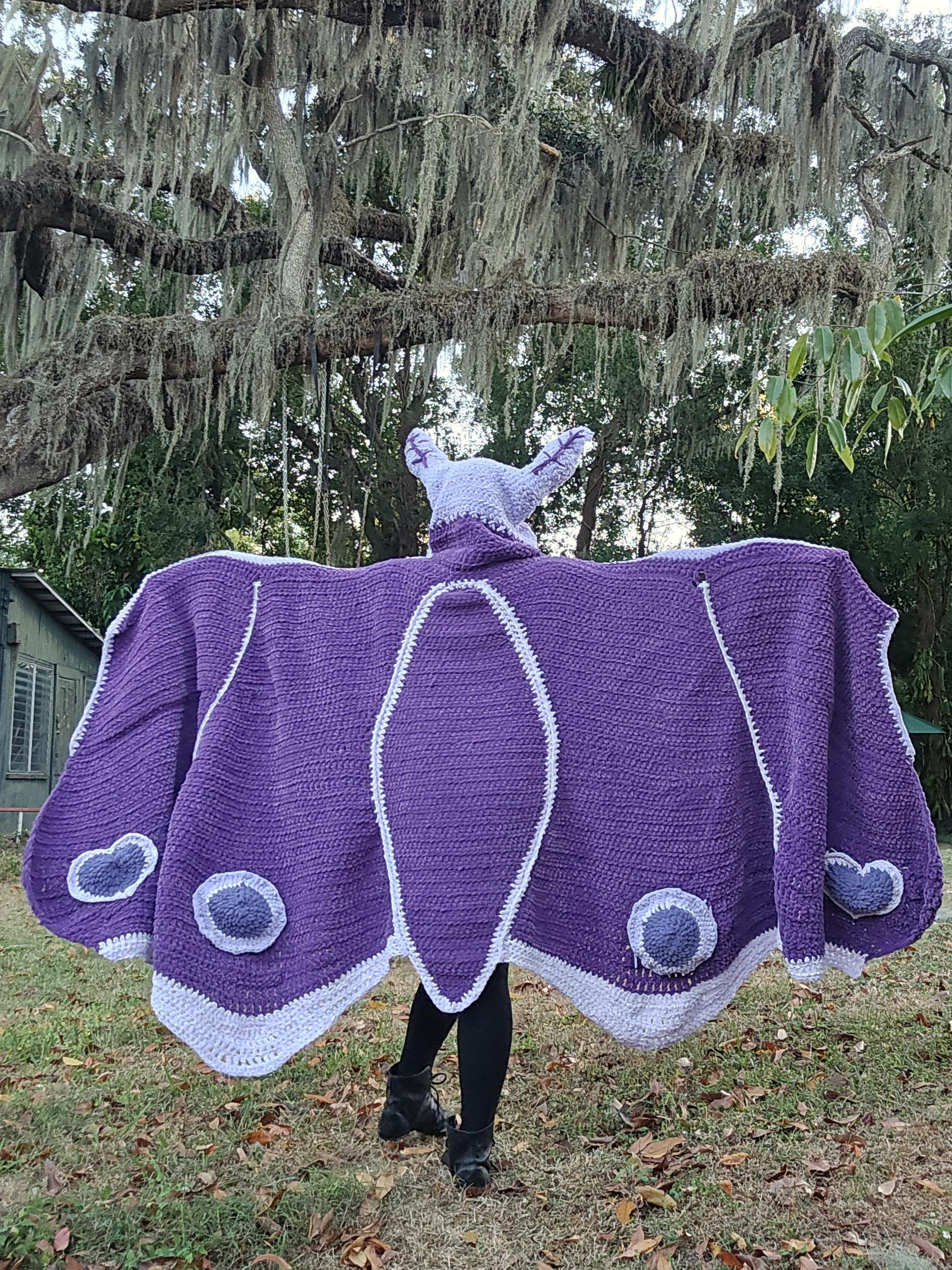 Mystical Moth Crochet Cloak Kid&adult PATTERN TUTORIAL - Etsy