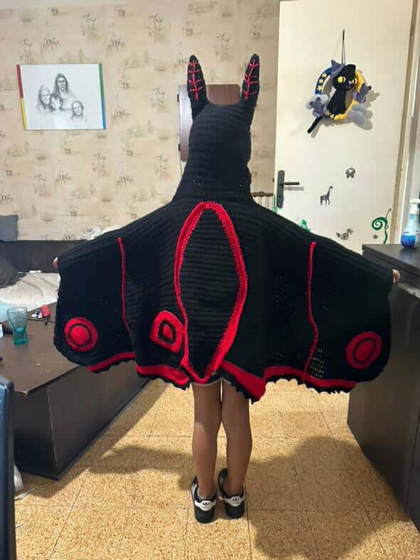 Mothman Crochet Cloak Kid&adult PATTERN TUTORIAL - Etsy