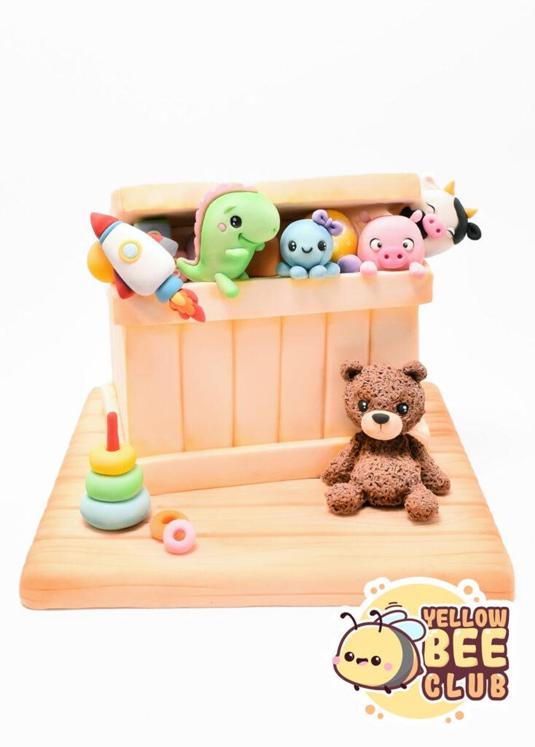 Toy Box Fondant Decorating Cake Tutorial. Novelty Cakes for Kids PDF - Etsy