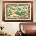 Wellesley College Pictorial Map ... Published in 1943; 24x36 Print on ...