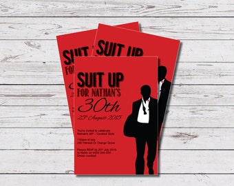 James Bond Birthday Invitation - Etsy