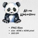 Watercolor Baby Animals PNG Clipart Bundle, and Family of Animals ...