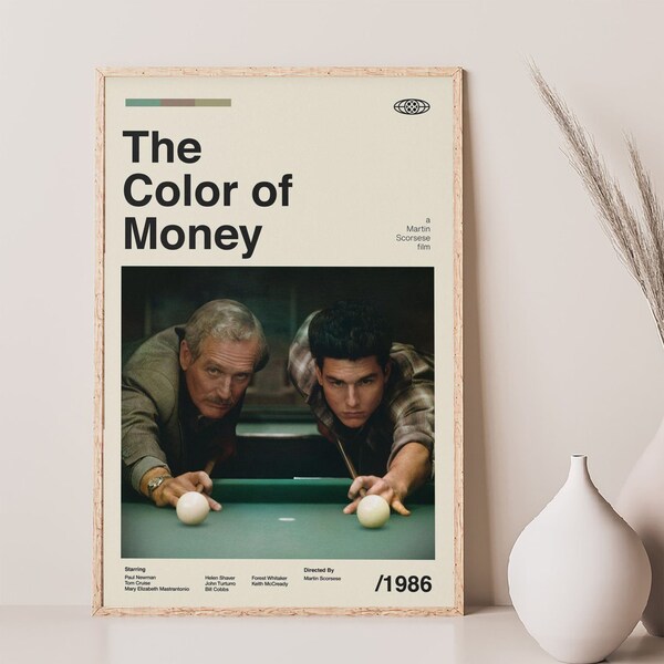 The Color of Money Poster - Etsy