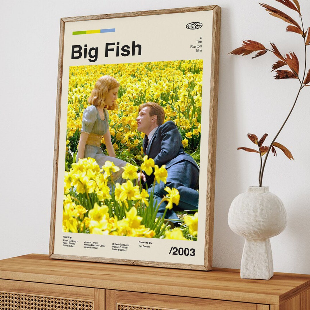 Big Fish Movie Poster Vintage Movie Room Decor Custom - Etsy