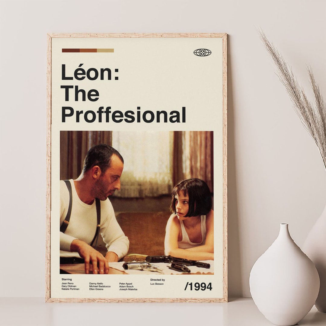 Leon the Professional Movie Poster Vintage Movie Room Decor - Etsy