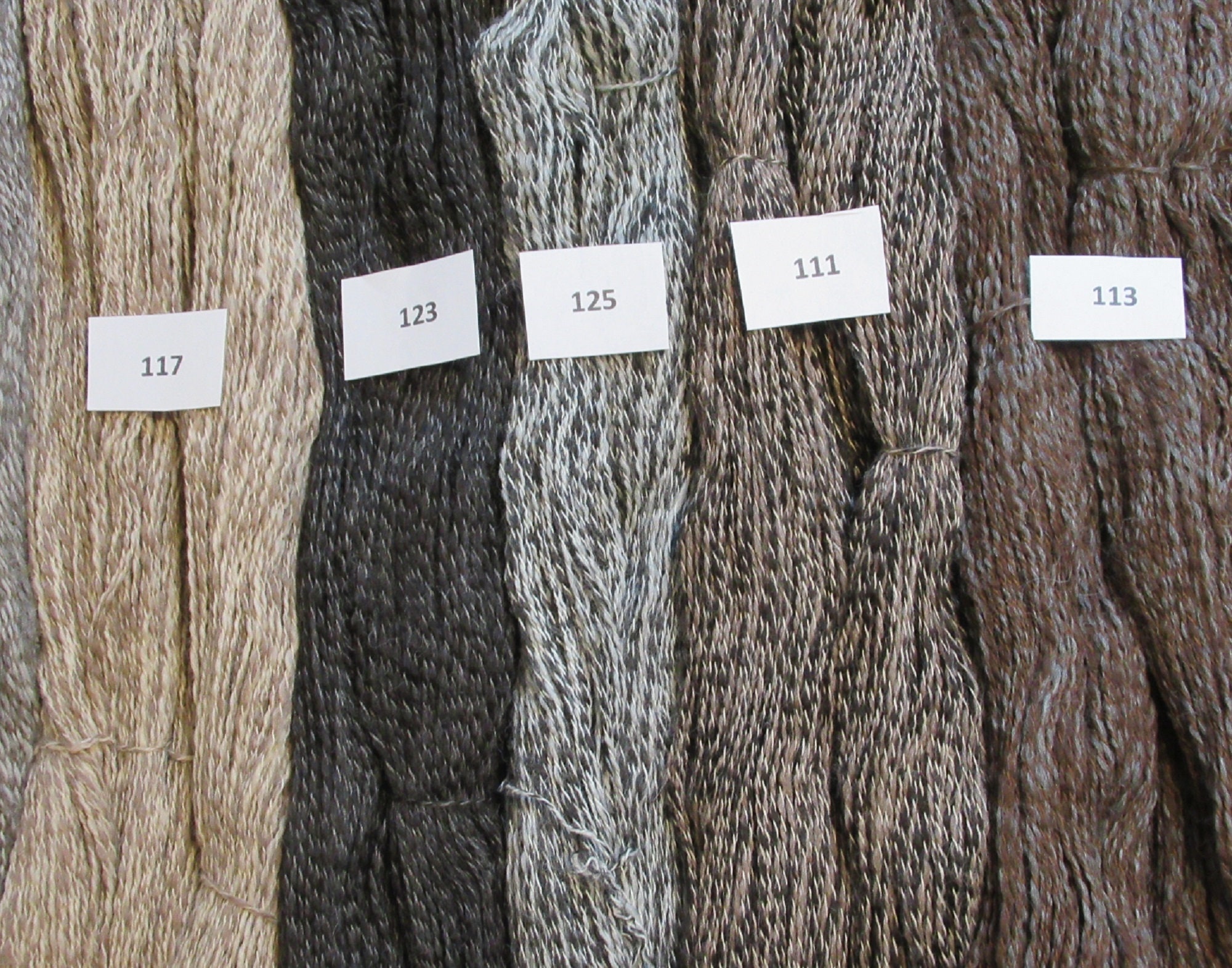 Yarn Tweeds Natural Colors, Many Colors to Choose From 3 Ply - Etsy
