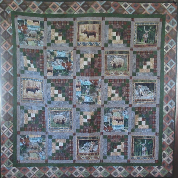 Cabin in the Woods Quilt Pattern - Etsy