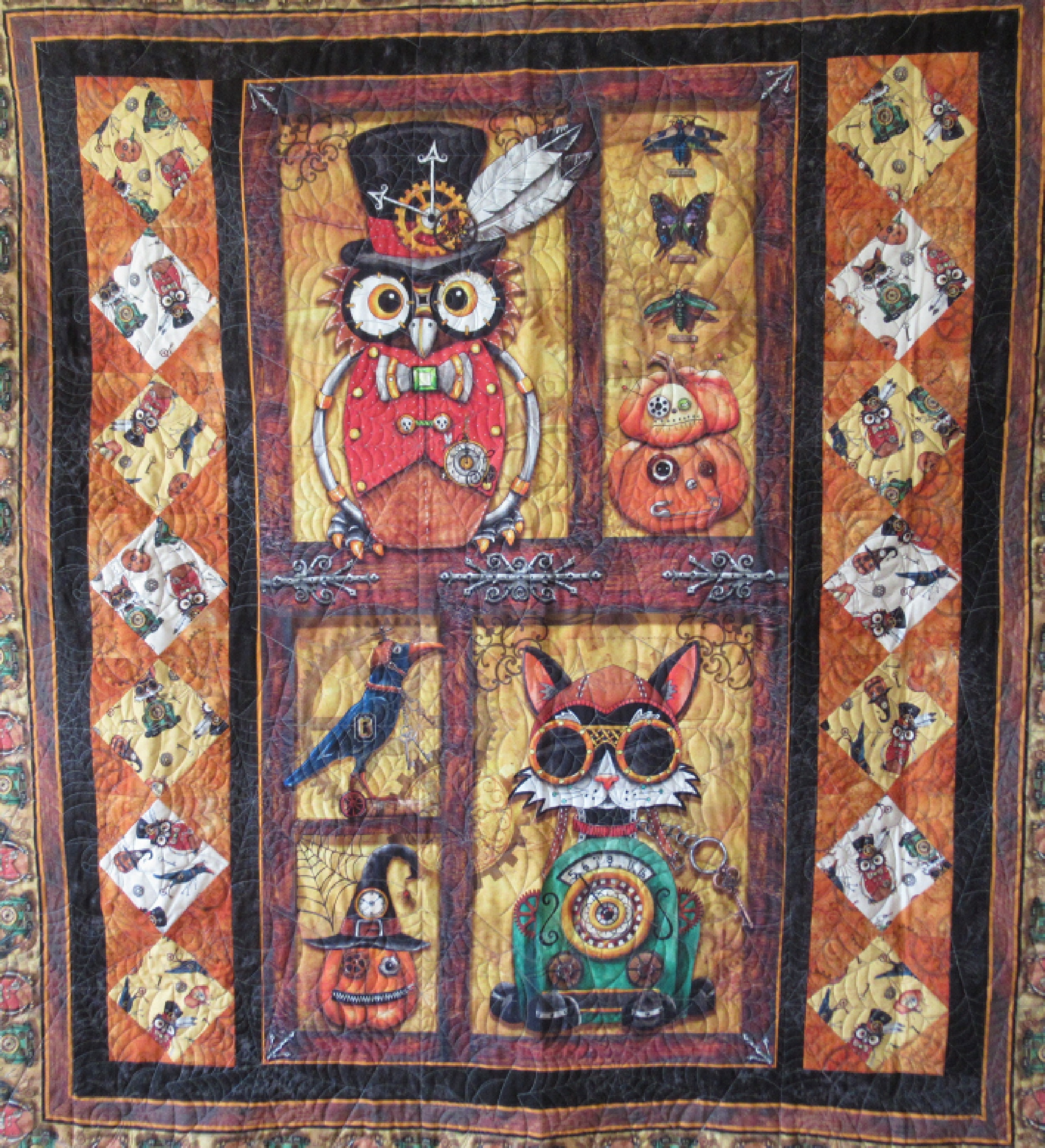 Quilt Steampunk Haloween | Etsy