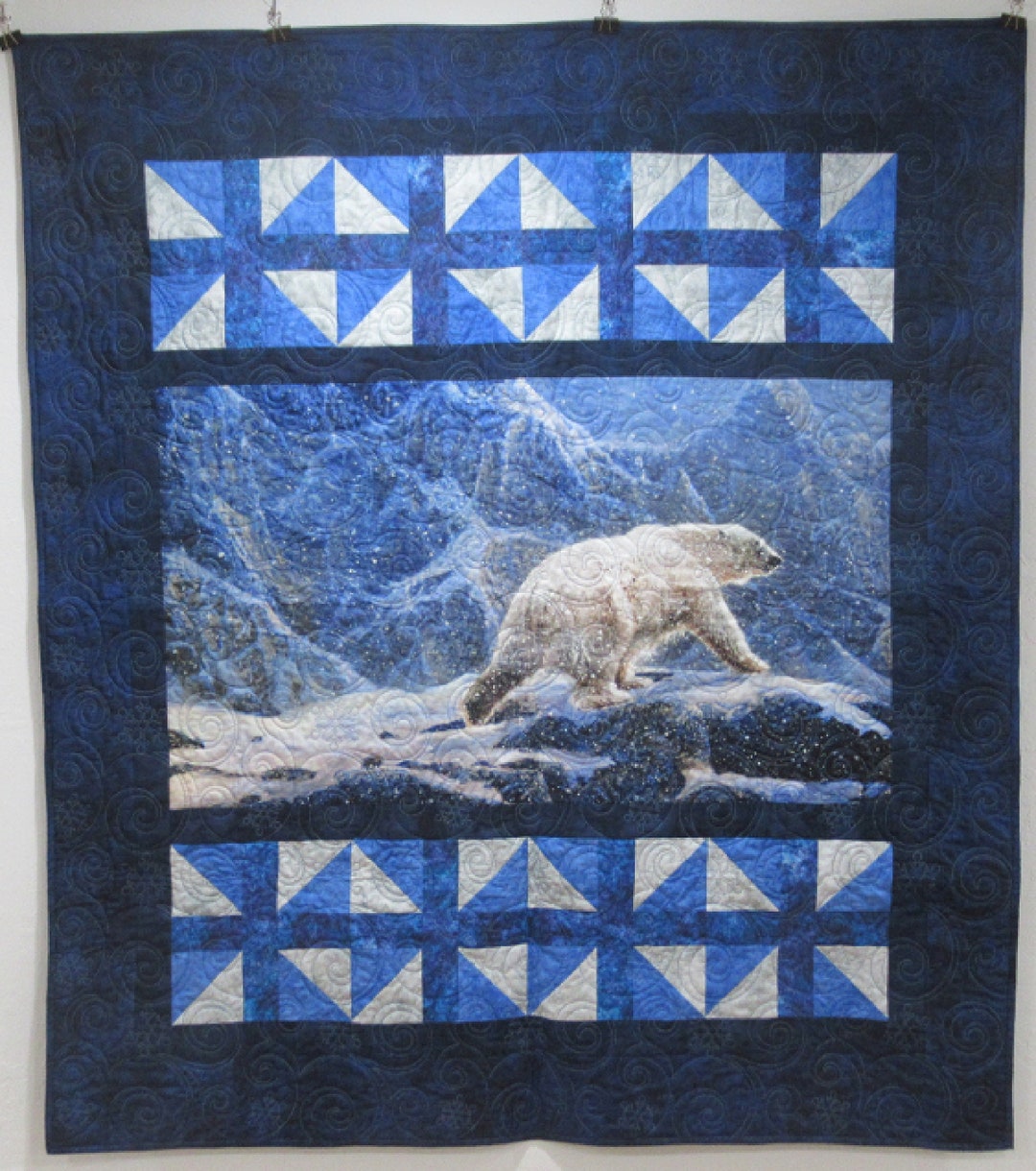 Quilt - Polar Bear Arctic Iceberg - Etsy