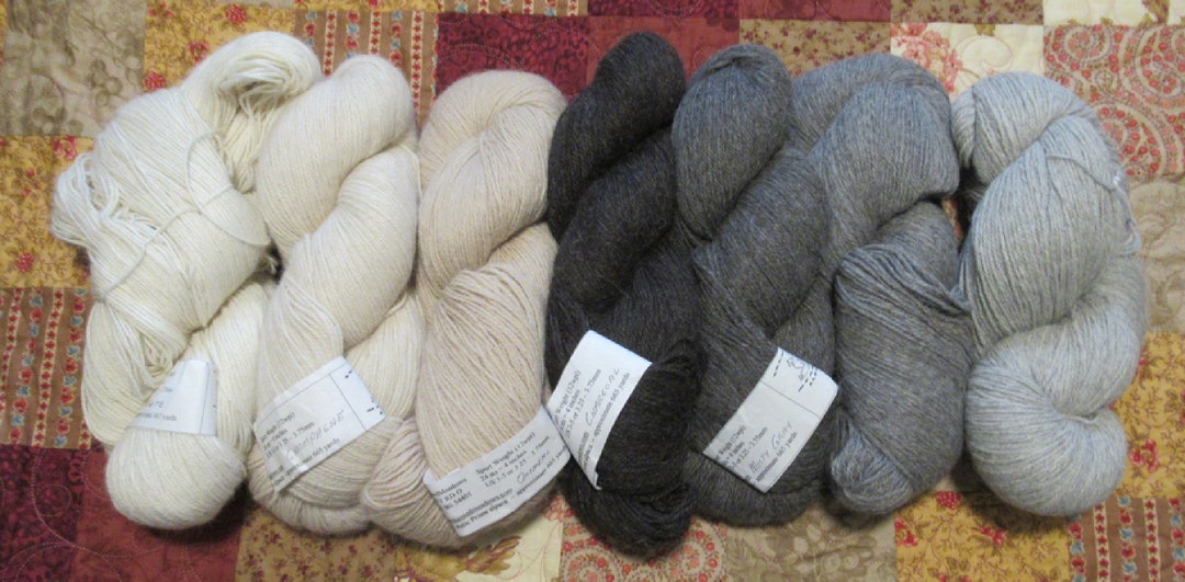 Yarn Natural Colors, 100% Alpaca 3 Ply - Etsy
