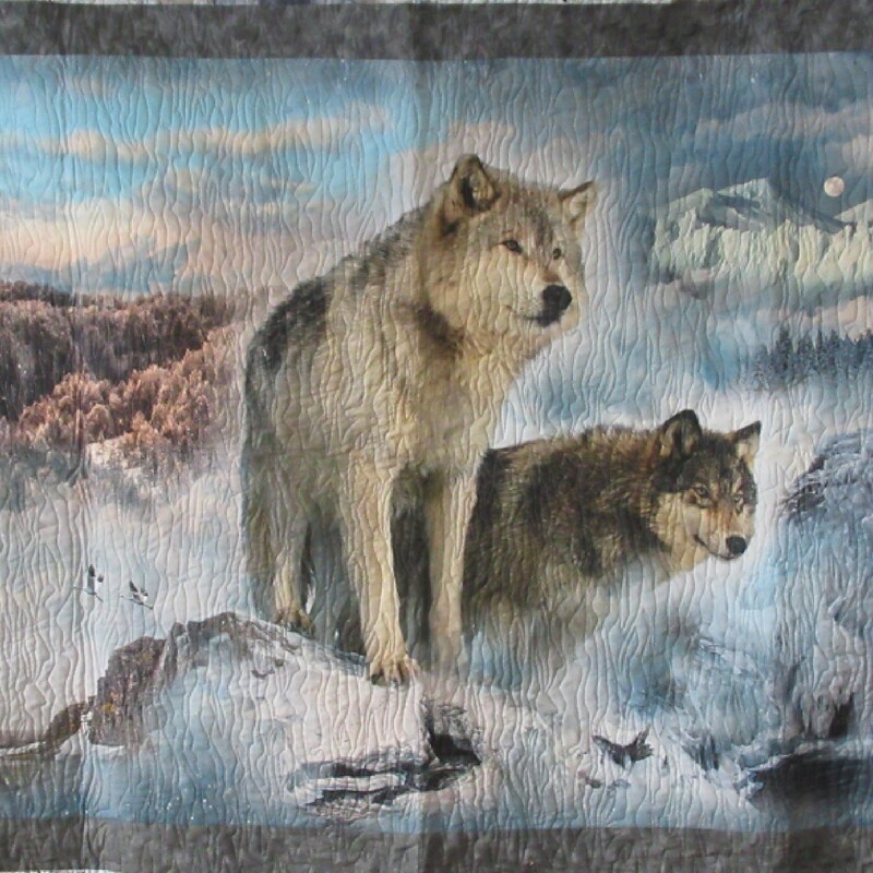 Wolf Quilt - Etsy