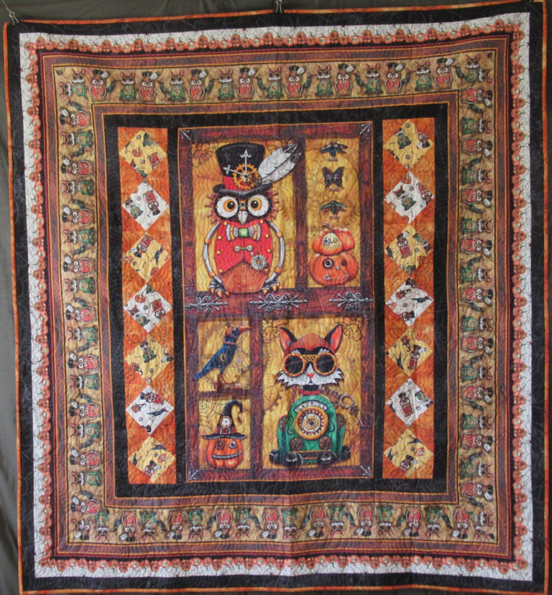 Quilt - Steampunk Haloween - Etsy