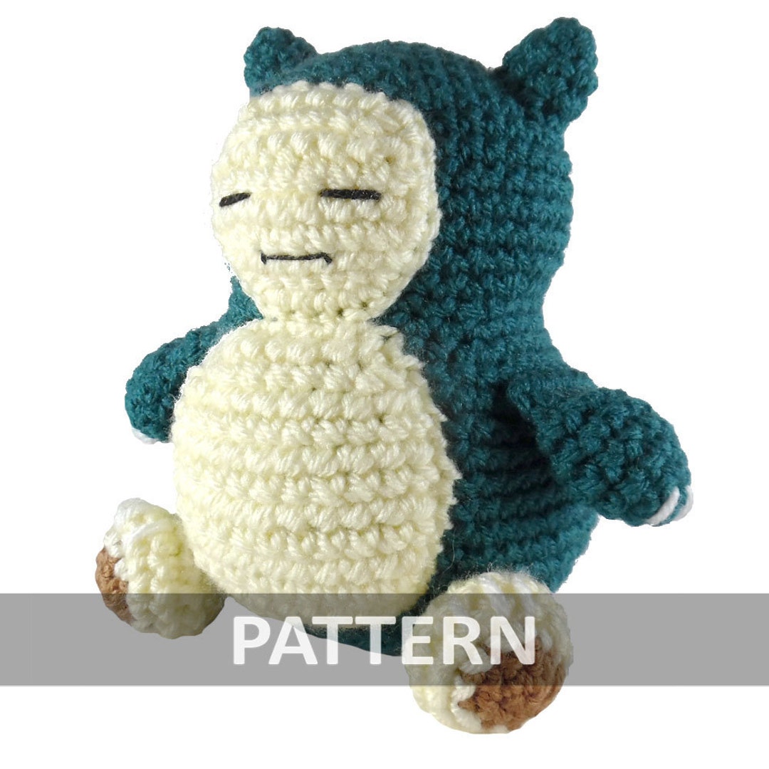 PATTERN Snorlax Amigurumi Crochet Plush PDF - Etsy Canada