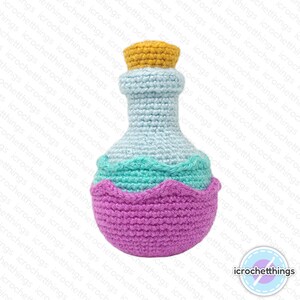 PATTERNS Magic Potion + Cauldron Set Amigurumi Crochet Plush PDF - Etsy