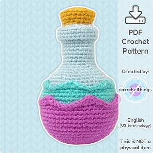 PATTERNS Magic Potion Cauldron Set Amigurumi Crochet Plush PDF - Etsy