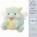 PATTERN Chubby Baby Dragon Amigurumi Crochet Plush PDF - Etsy