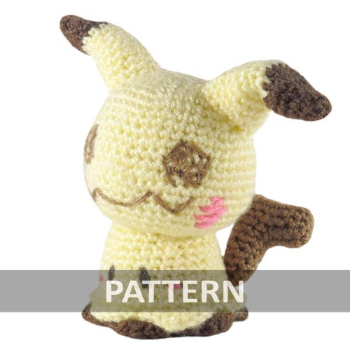 Bidoof Crochet Pattern Amigurumi PDF Patterns - Etsy