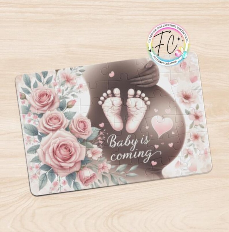 Surprise Pregnancy Puzzle – Baby is Coming – Original Gift for ...