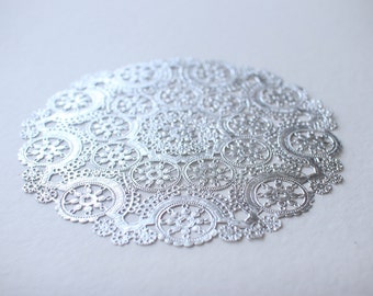Metallic Gold Doilies Sample Pack. Includes 12 | Etsy