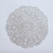 100 Metallic Silver 8" Round Medallion Doilies. Foil Lace Paper. Use ...