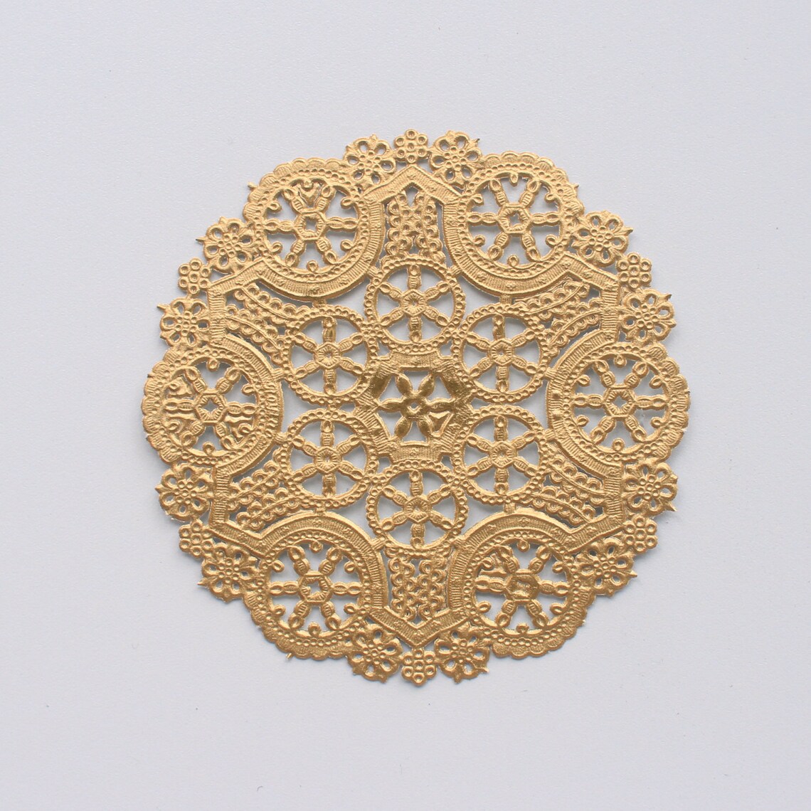 Metallic Gold Doilies Sample Pack. Includes 12 - Etsy UK