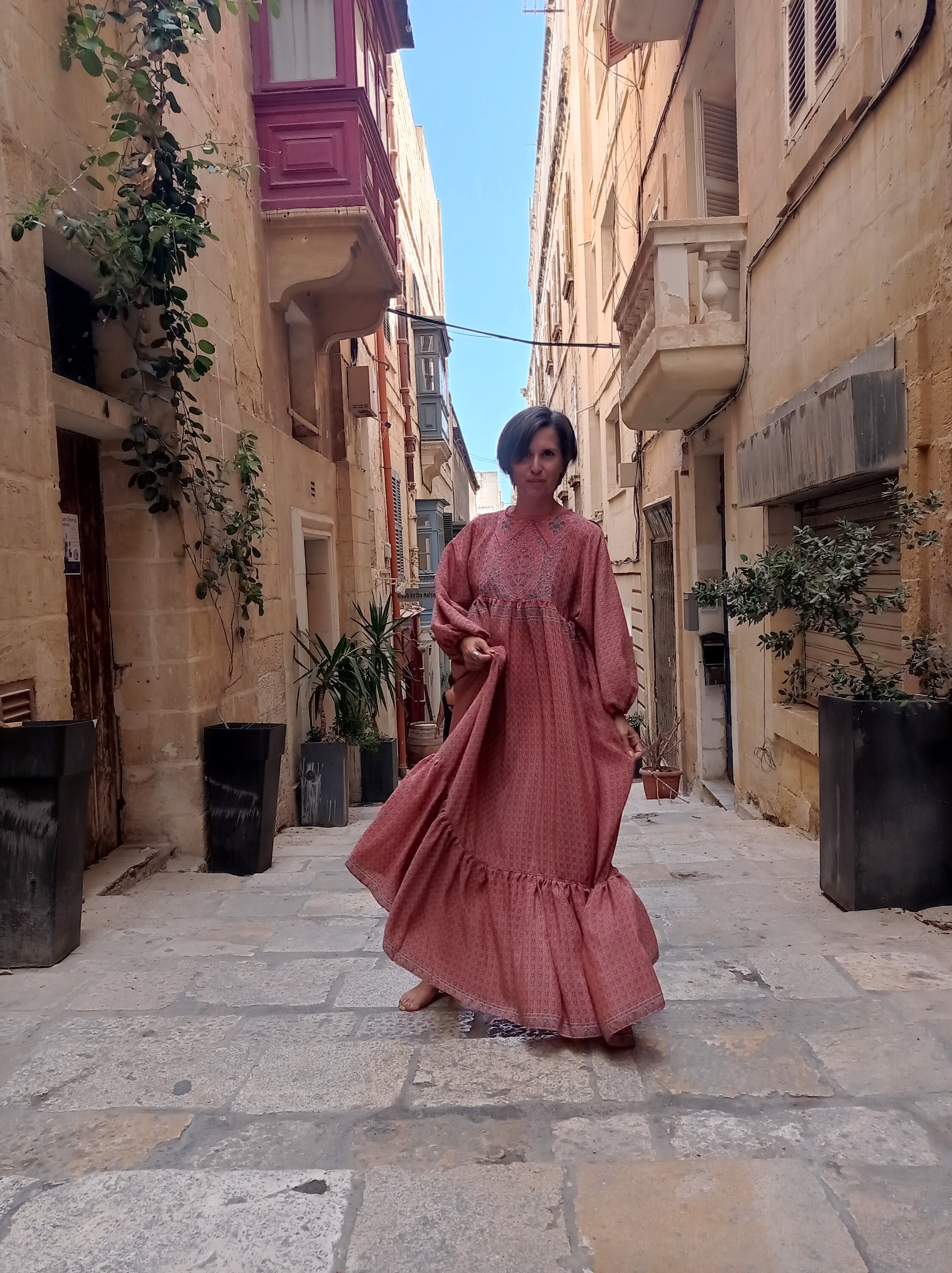 Upcycled Maxi Dress - Etsy